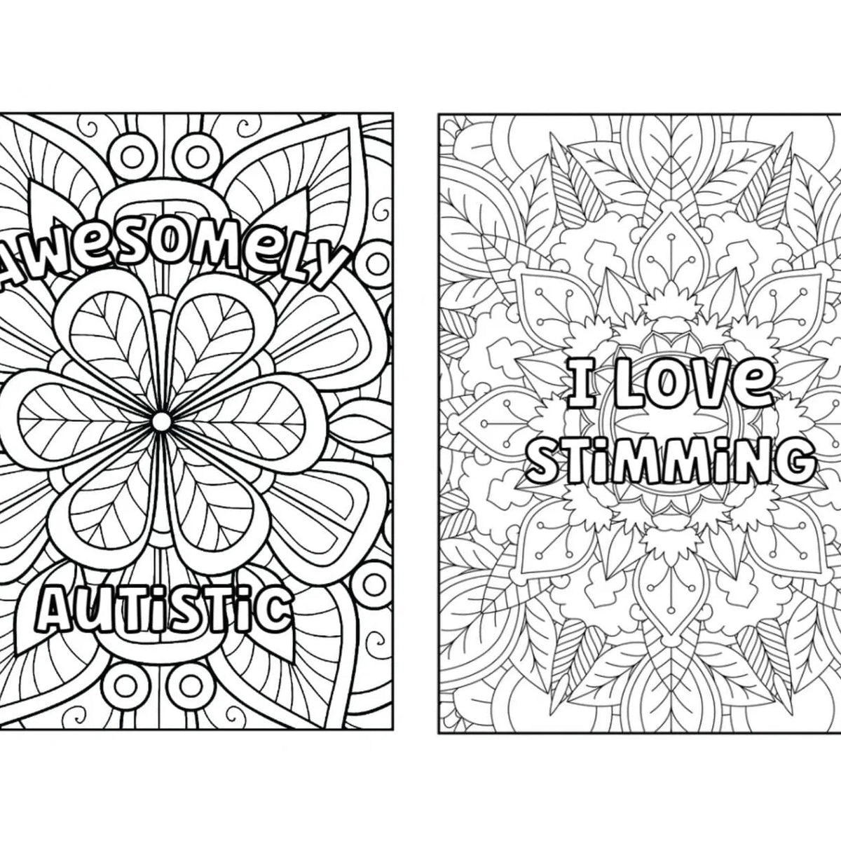 autism coloring sheets